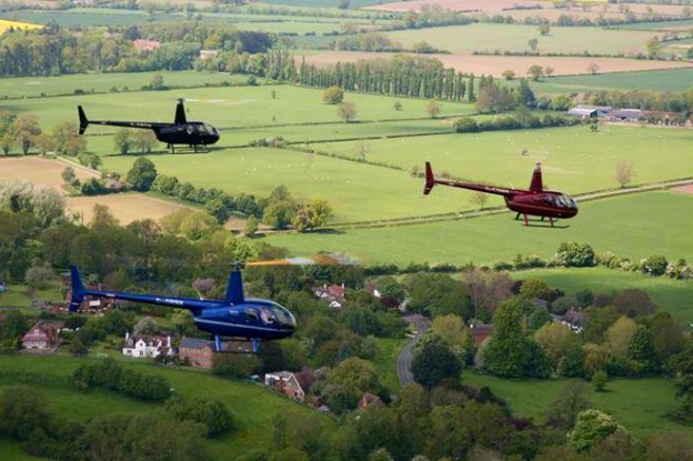 Formation Flying and Flyaway - Heli Air - Helicopters Formation Flying